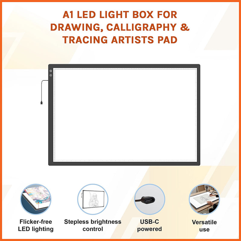 A1 LED Light Box Drawing & Tracing Pad | Australia's DIY, Renovation ...
